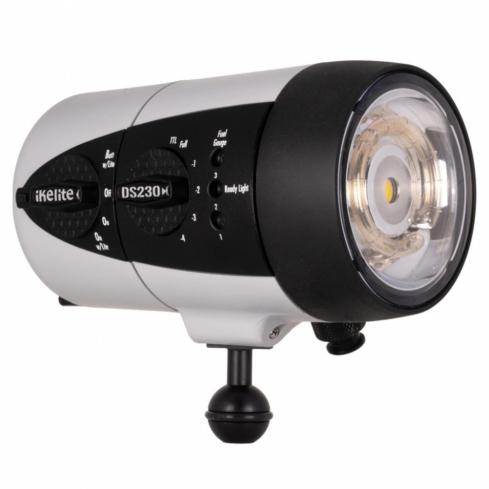 Ikelite DS230 213Ws Underwater TTL Strobe with Video Light (GN32, 2500 ...