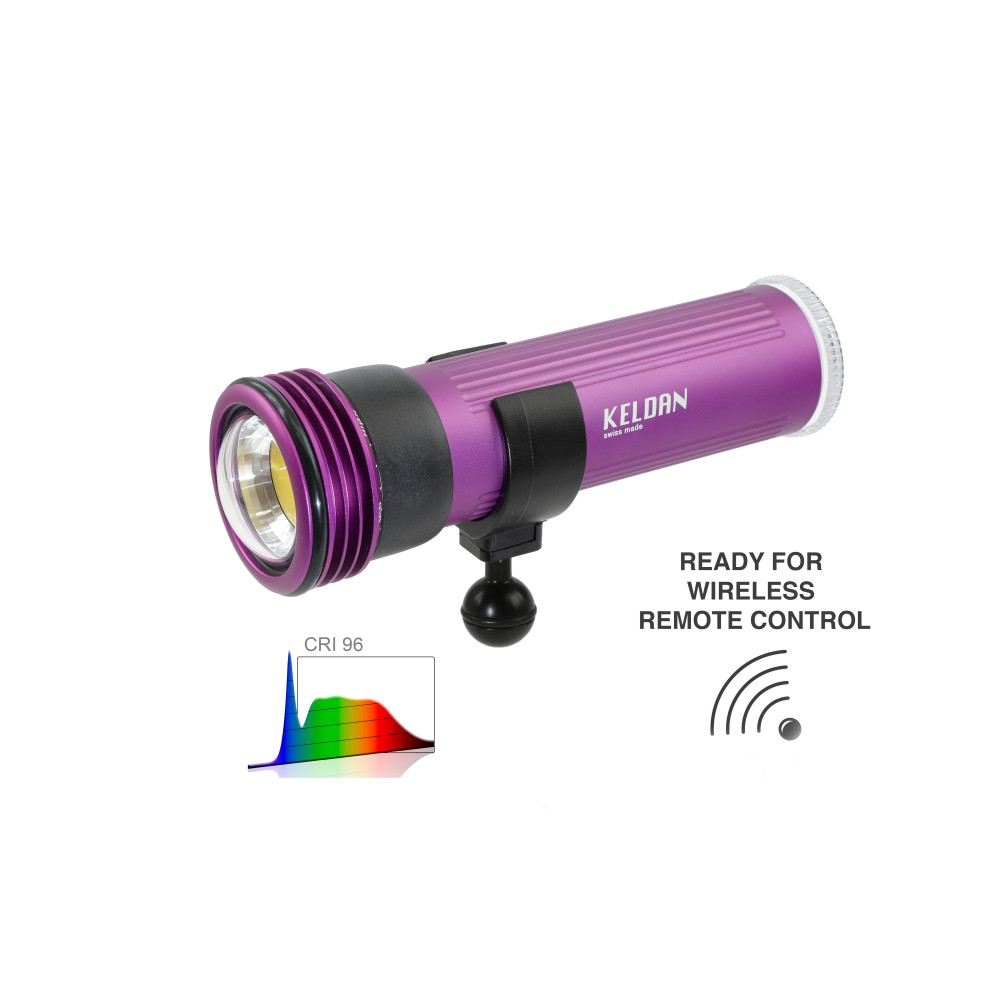 Keldan Video 8XR 17000lm CRI 96 Underwater Video Light