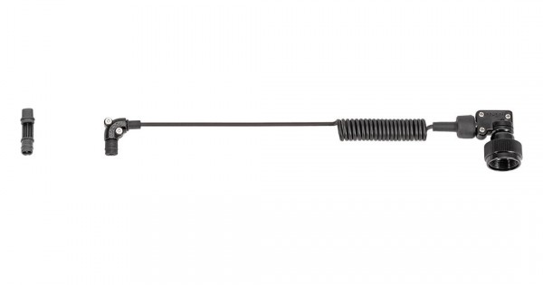 INON 光纖線SS與橡膠接座套裝2 (包含單雙孔L型橡膠光纖轉接頭, 長度24cm/9in)